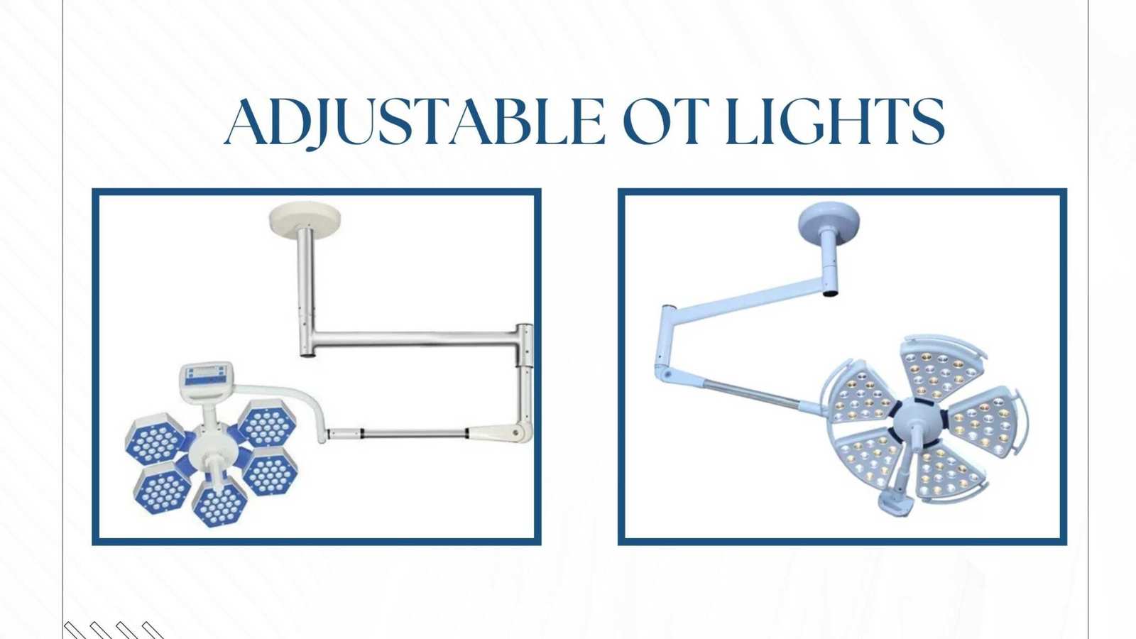 Guide to Different Types of OT Lights for Surgical Use